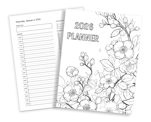 2026 Printable Planner - Live Love Planners